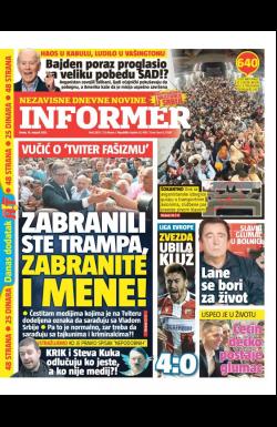 Informer - Broj 2837 - 18. avg 2021. - Novinarnica - Sve novine na ...