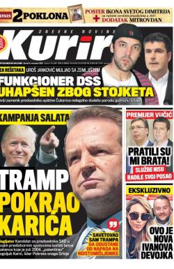 Kurir - Broj 993 - 8. nov 2016. - Novinarnica - Sve novine na jednom mestu!