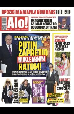 Alo - Broj 5736 - 1. mar 2024. - Novinarnica - Sve novine na jednom mestu!