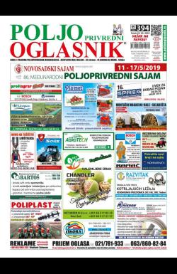 Poljoprivredni Oglasnik - Broj 394 - 27. mar 2019. - Novinarnica - Sve ...