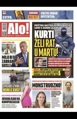Alo - Broj 5339 - 19. jan 2023. - Novinarnica - Sve novine na jednom mestu!