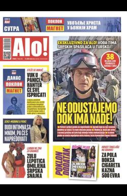 Alo - Broj 5365 - 14. feb 2023. - Novinarnica - Sve novine na jednom mestu!