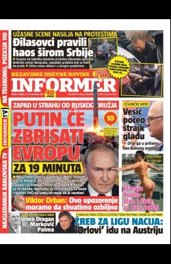 Informer - Broj 3838 - 23. nov 2024. - Novinarnica - Sve novine na ...
