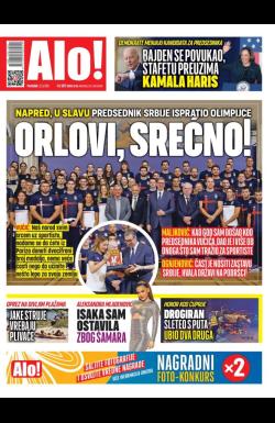 Alo - Broj 5875 - 22. jul 2024. - Novinarnica - Sve novine na jednom mestu!