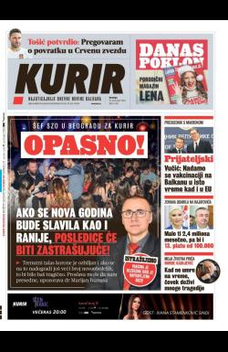 Kurir - Broj 2461 - 20. dec 2020. - Novinarnica - Sve novine na jednom ...