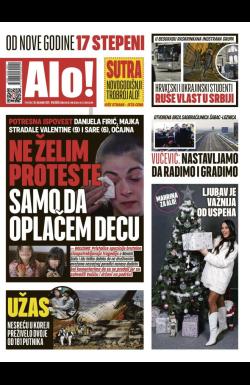 Alo - Broj 6035 - 30. dec 2024. - Novinarnica - Sve novine na jednom mestu!