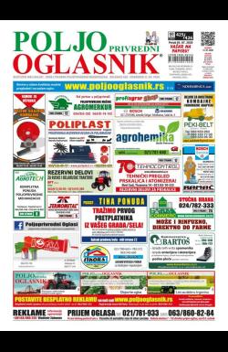 Poljoprivredni Oglasnik - Broj 425/426 - 1. jul 2020. - Novinarnica ...