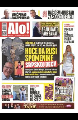 Alo - Broj 5392 - 14. mar 2023. - Novinarnica - Sve novine na jednom mestu!