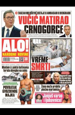 Alo - Broj 4578 - 30. nov 2020. - Novinarnica - Sve novine na jednom mestu!