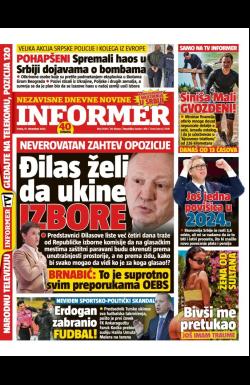 Informer - Broj 3549 - 13. dec 2023. - Novinarnica - Sve novine na ...