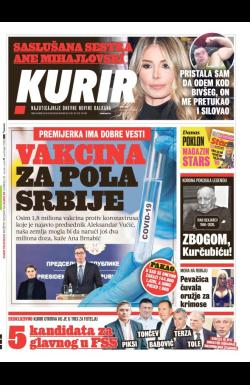 Kurir - Broj 2428 - 17. nov 2020. - Novinarnica - Sve novine na jednom ...